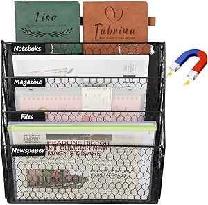 Amazon.com : Magnetic File Holder for File Cabinets 4-Tier Strongest ...