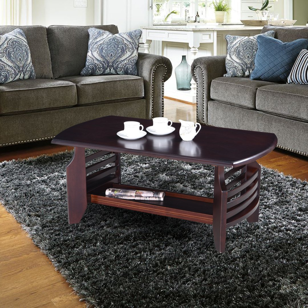 Royaloak Comfort Coffee Table (Tan Brown/Rosewood) : Amazon.in: Home ...
