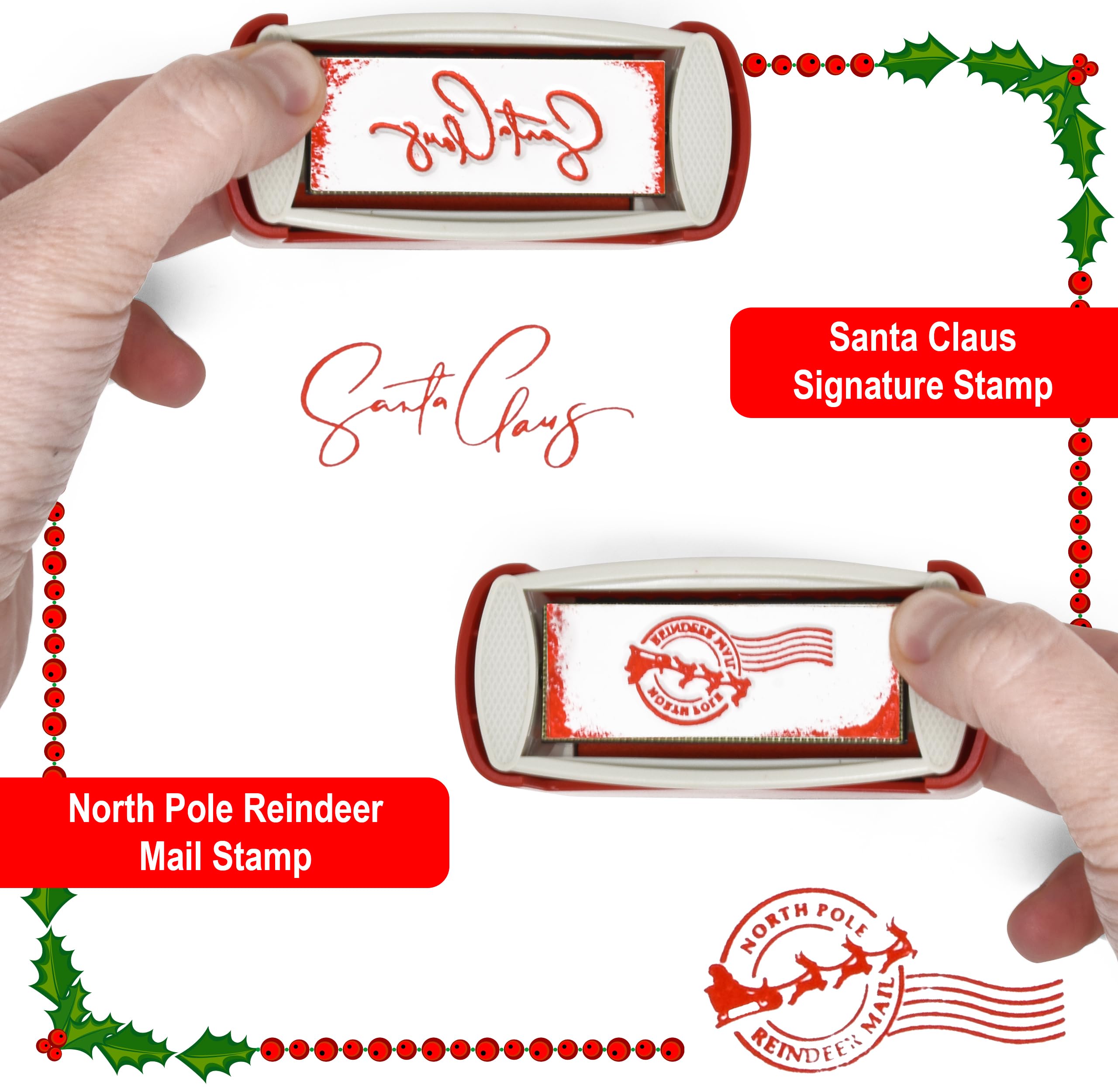 Sello De Firma De Santa Claus Sello De Santa Claus, Sello Oficial De