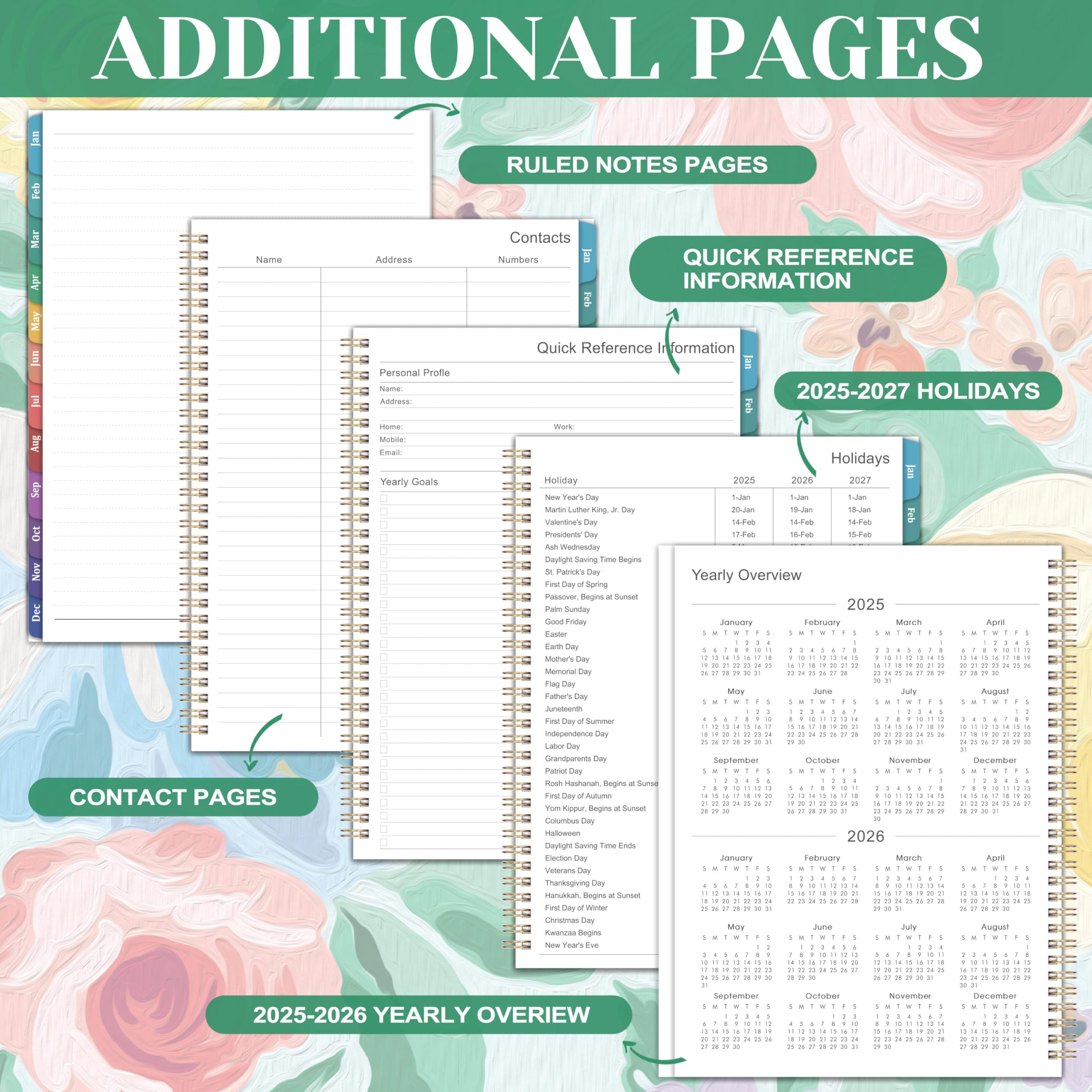 Snapklik.com : 2025 Planner - 9" X 11" Planner Weekly And Monthly 2025 ...