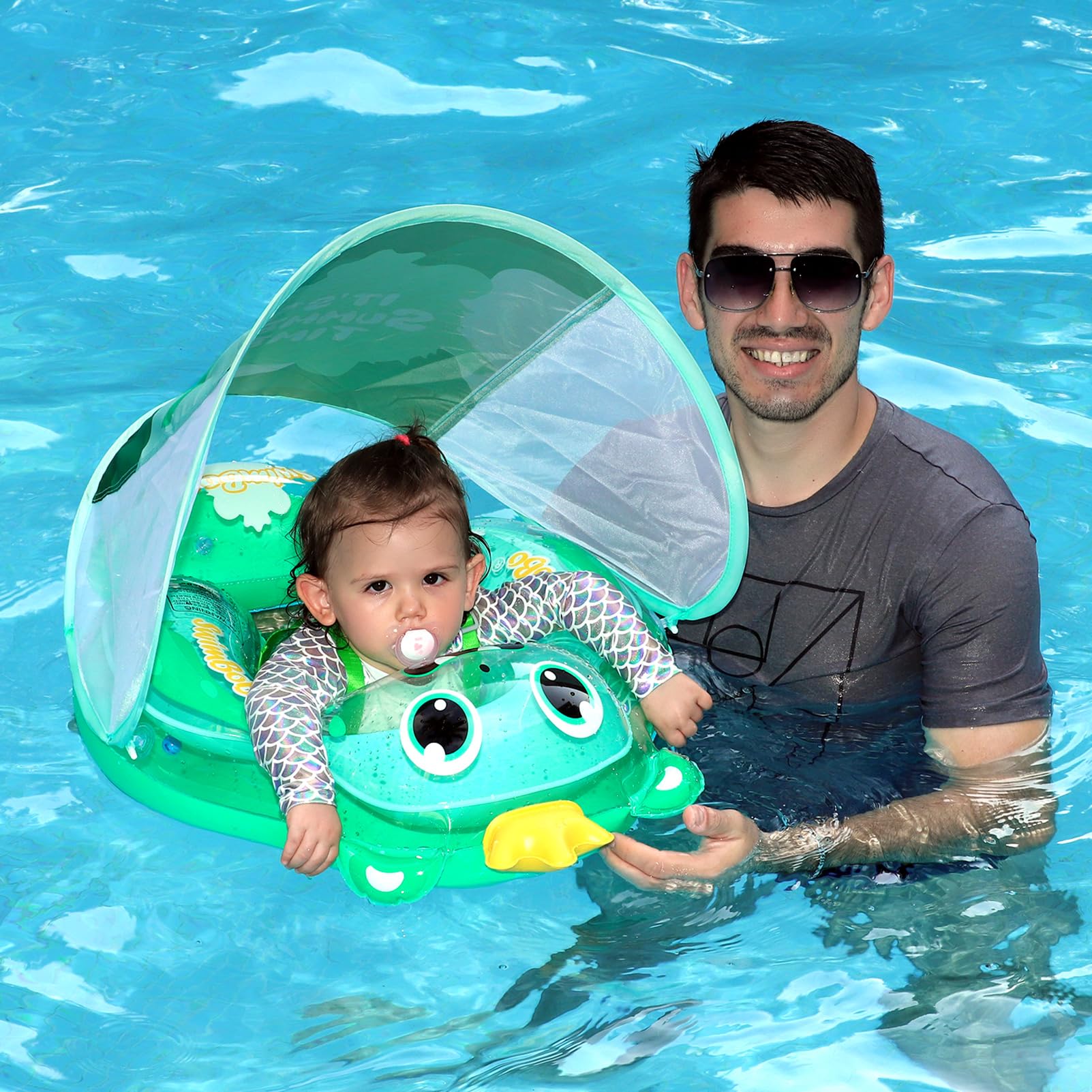 Snapklik.com : Swimbobo Baby Pool Float Inflatable Transparent Monster ...