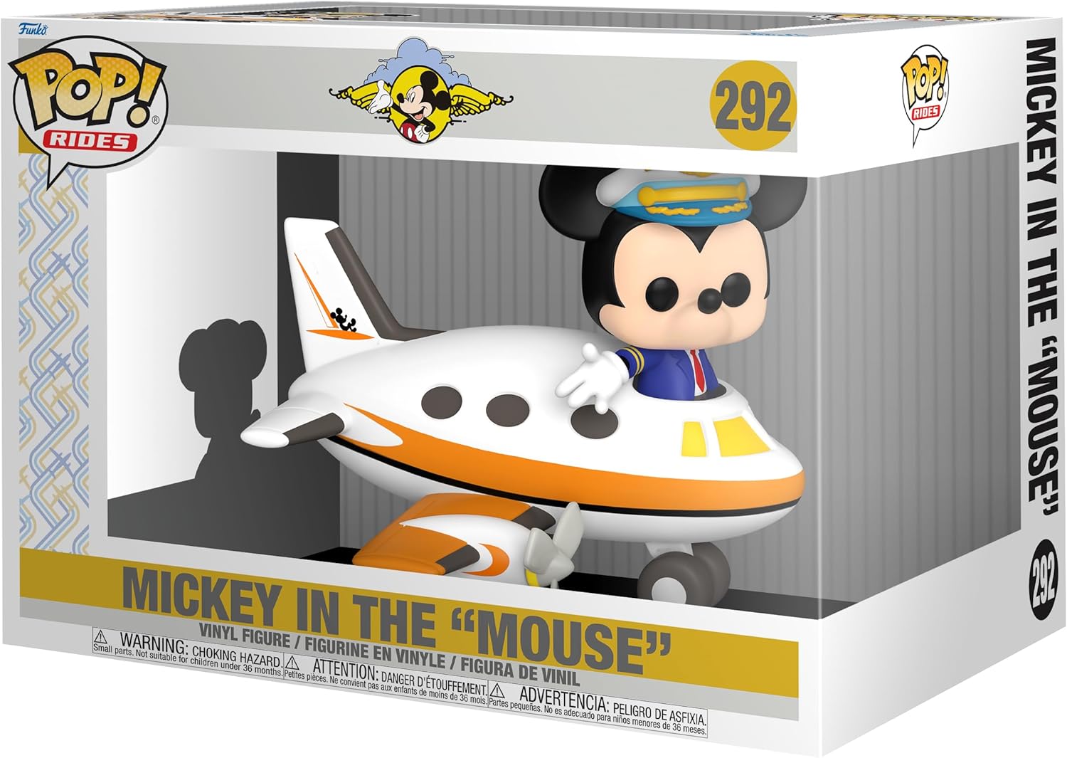 Amazon.com: Funko Disney Mickey Mouse One : Walt’s Plane - Pilot Mickey ...