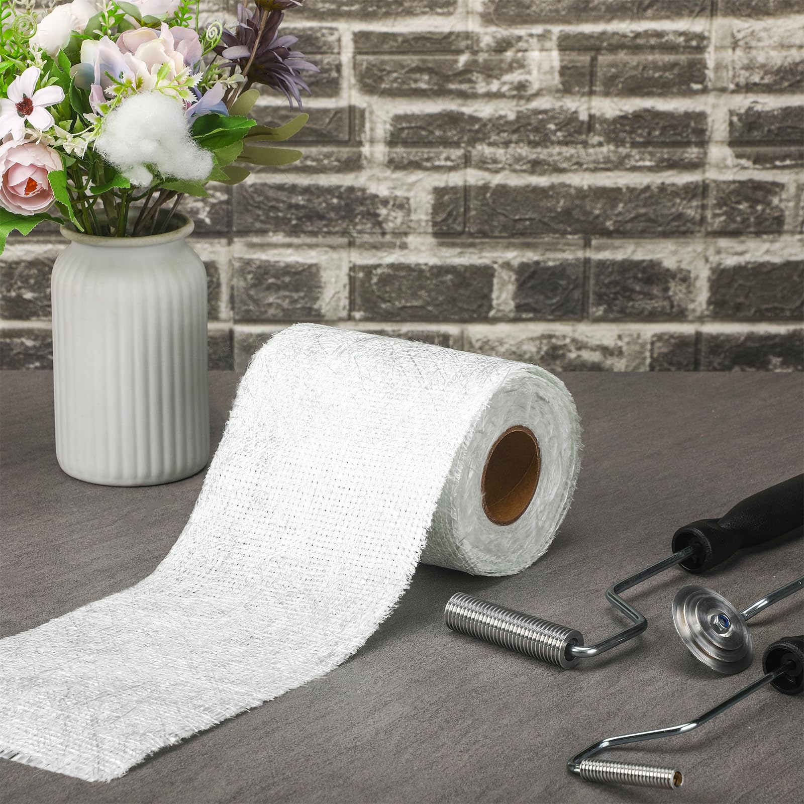 Snapklik.com : Wesnoy 1708 Fiberglass Cloth Roll 6" Wide By 360" Mat ...