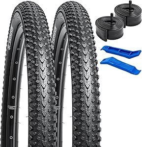 Amazon.com : YUNSCM 2-PCS 24" Off Road Bike Tires 24 x 2.125/57-507 60TPI and 24" Bike Tubes ...