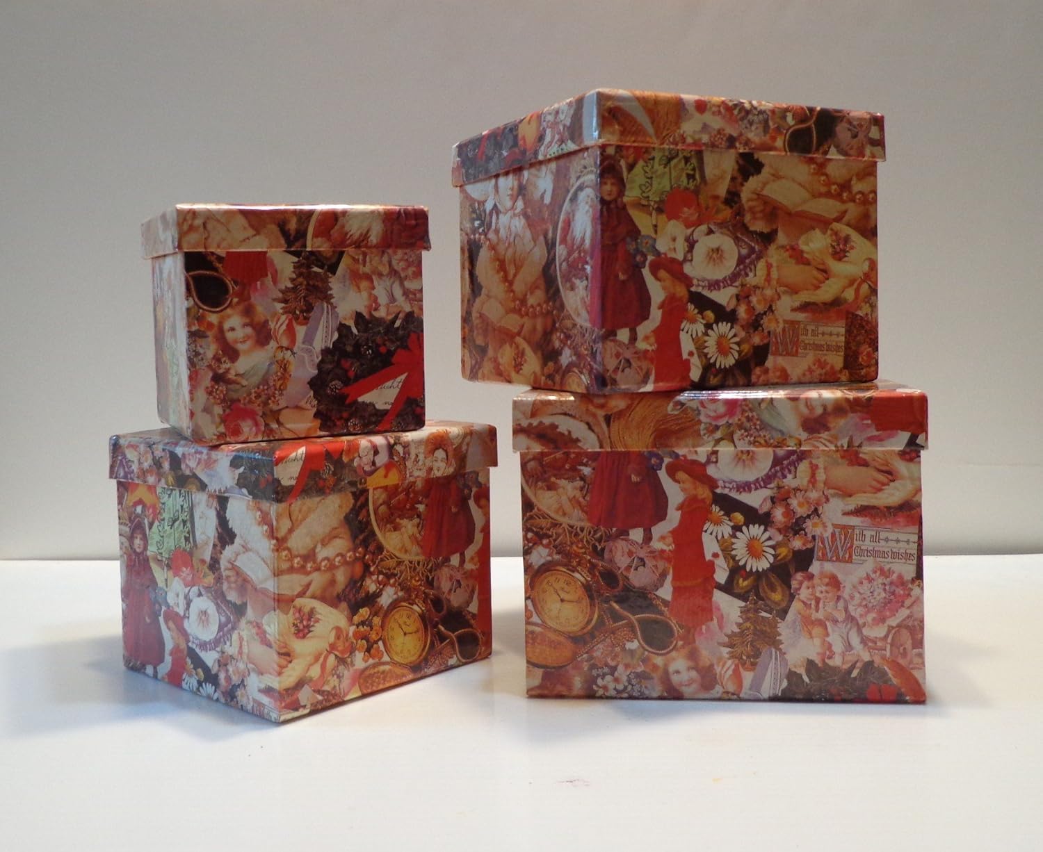 Amazon.com: DECORATIVE STACKABLE BOXES : Home & Kitchen