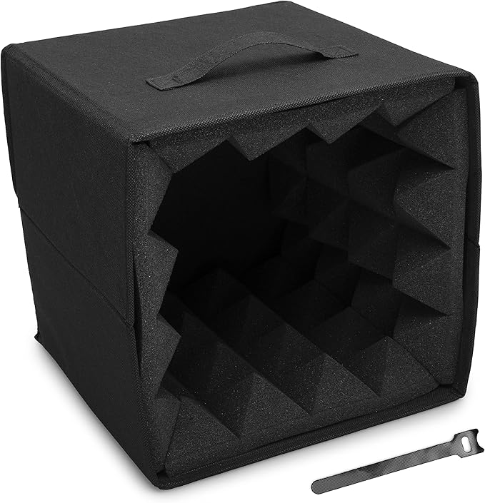 Amazon.com: Voice Booth Isolation Box - Foam for Acoustic and Sound ...