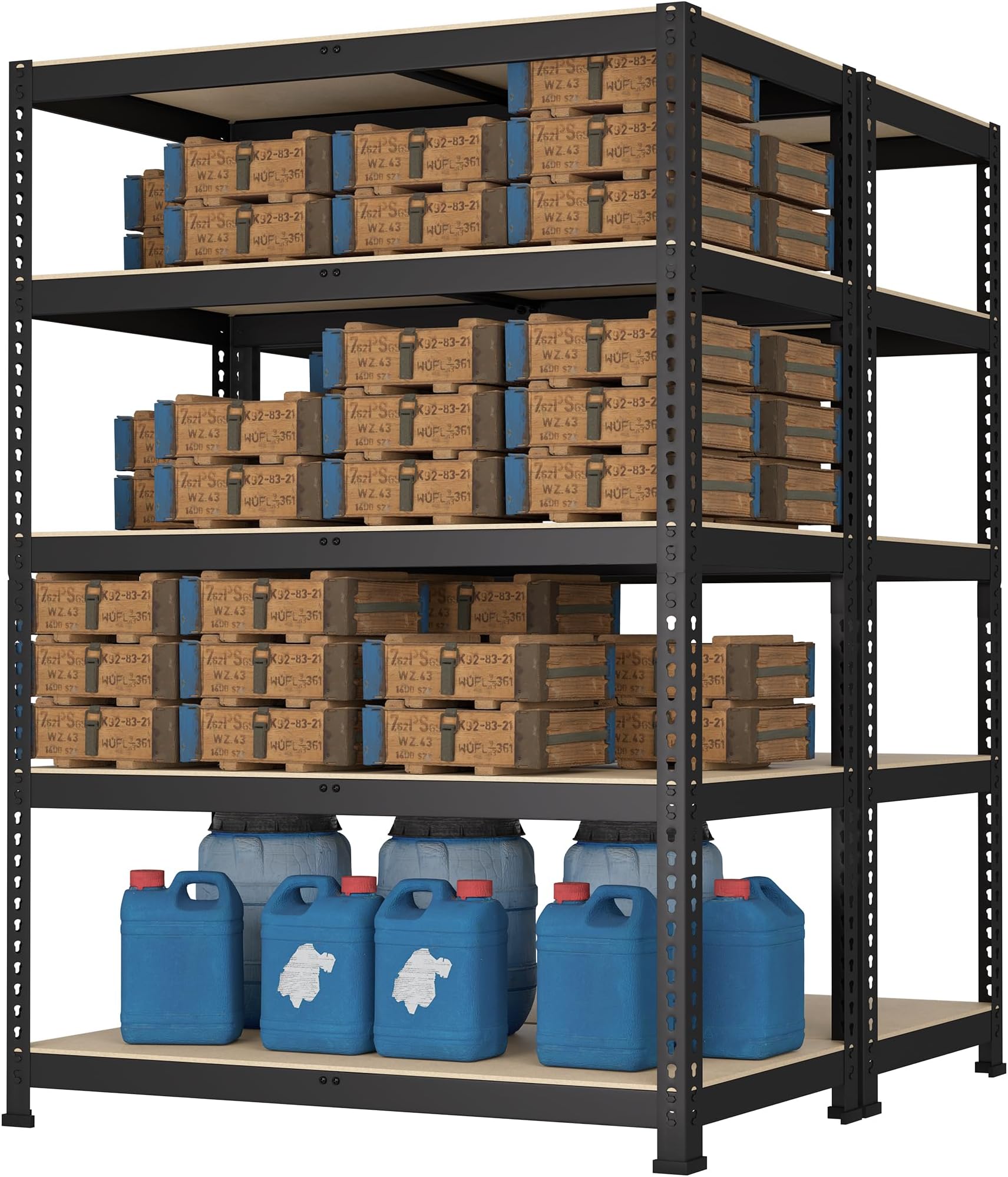 Amazon.com: Prilinex Heavy Duty Storage Shelves - 35.5" W x 16" D x 71 ...