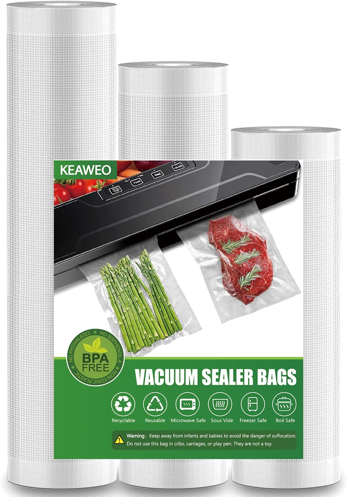 JML Food Sealer Rolls : Amazon.co.uk: Home & Kitchen