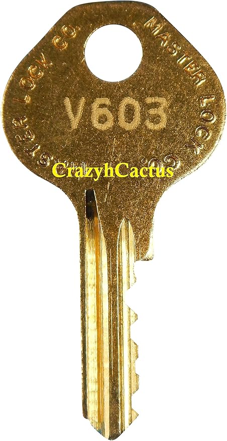 Master Lock Control Key (NO Padlock Included! Key ONLY!) for 1525 1585 ...