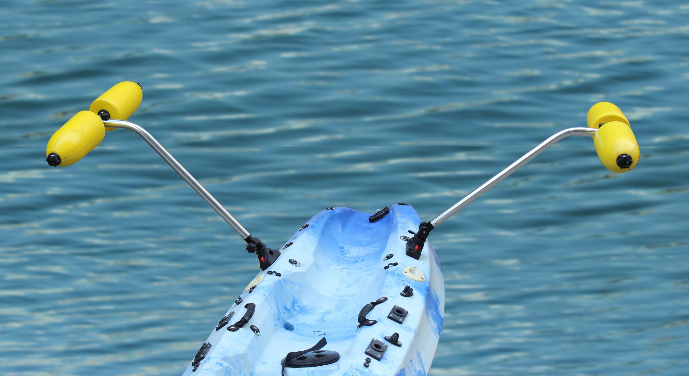 Aluminum Kayak Outrigger Arms Brocraft System - Aluminum Arms & Deck ...