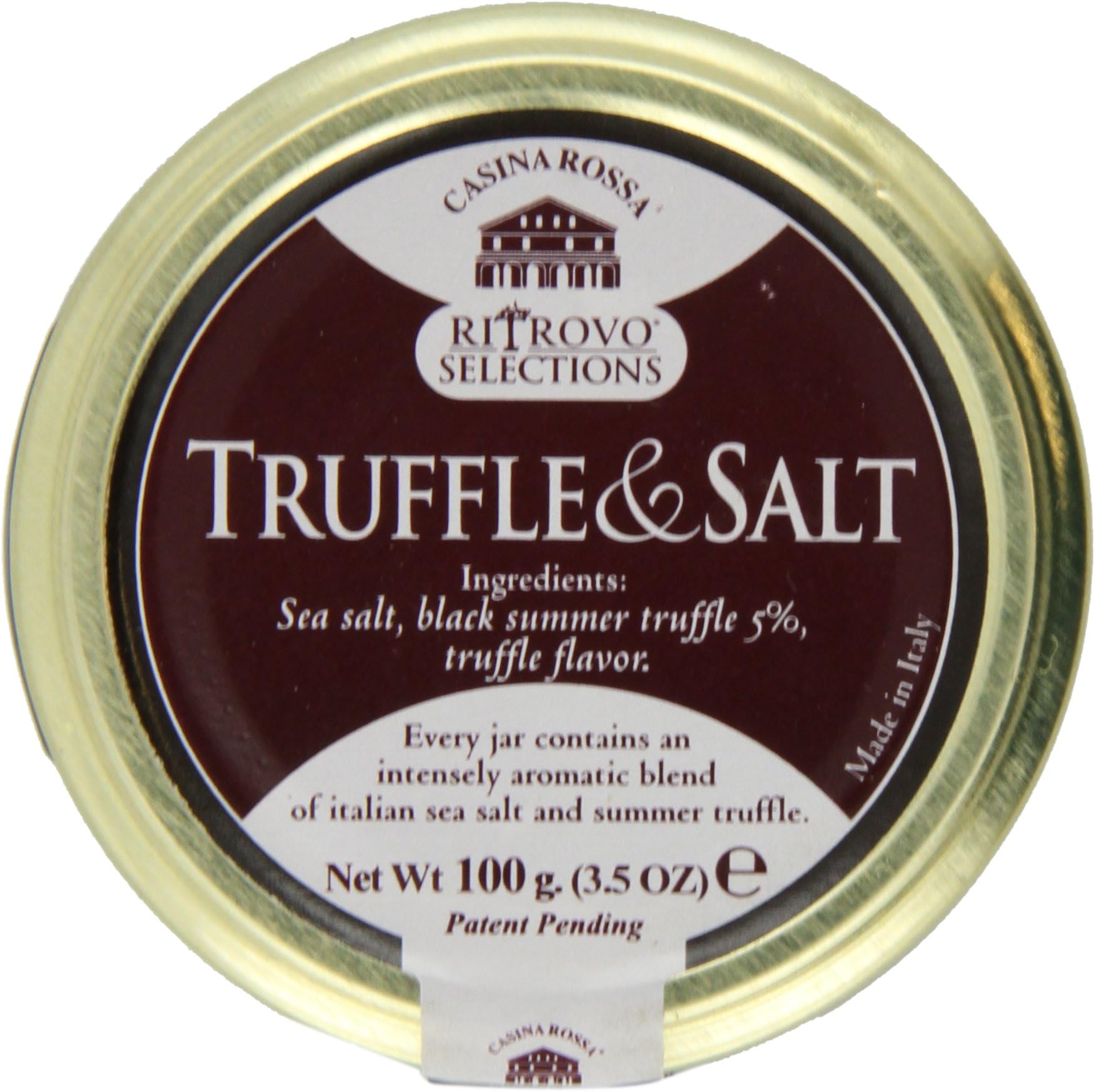 Amazon.com : Casina Rossa Truffle Salt 3.5 Oz Jar - Italian Sea Salt ...