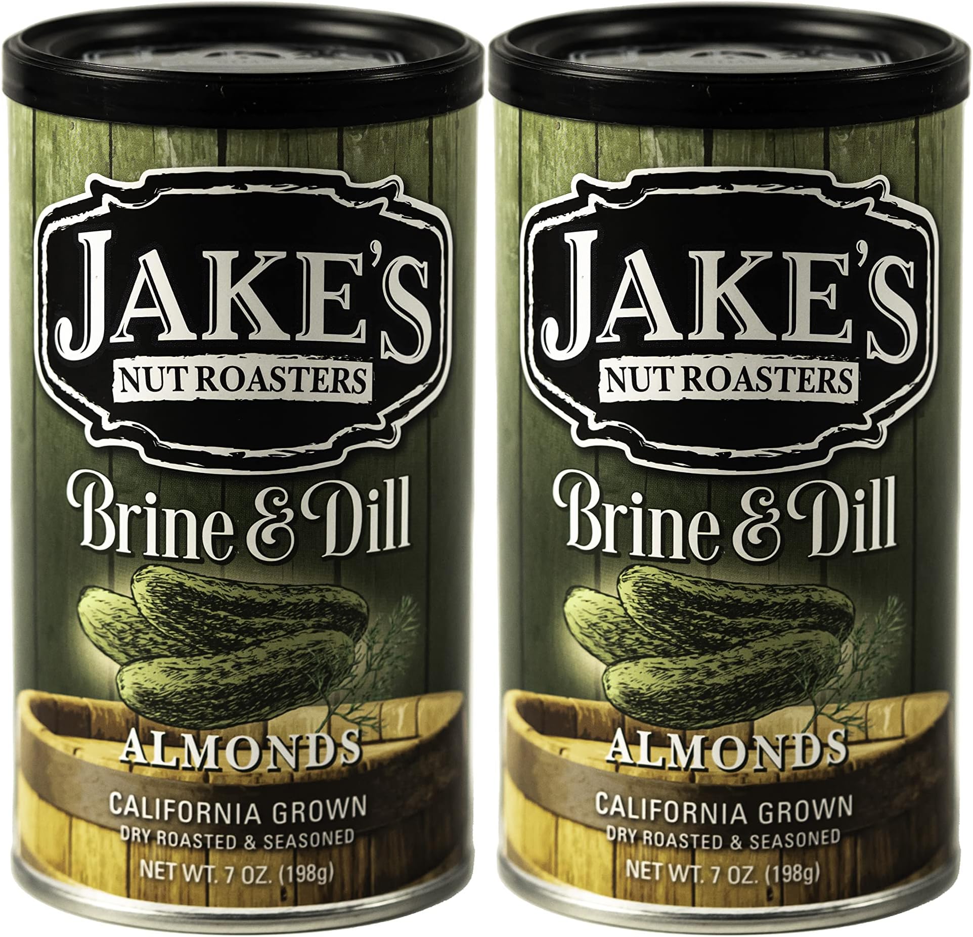 Amazon.com : Jake's Nut Roasters - Brine & Dill Pickle Almonds (2 Pack ...