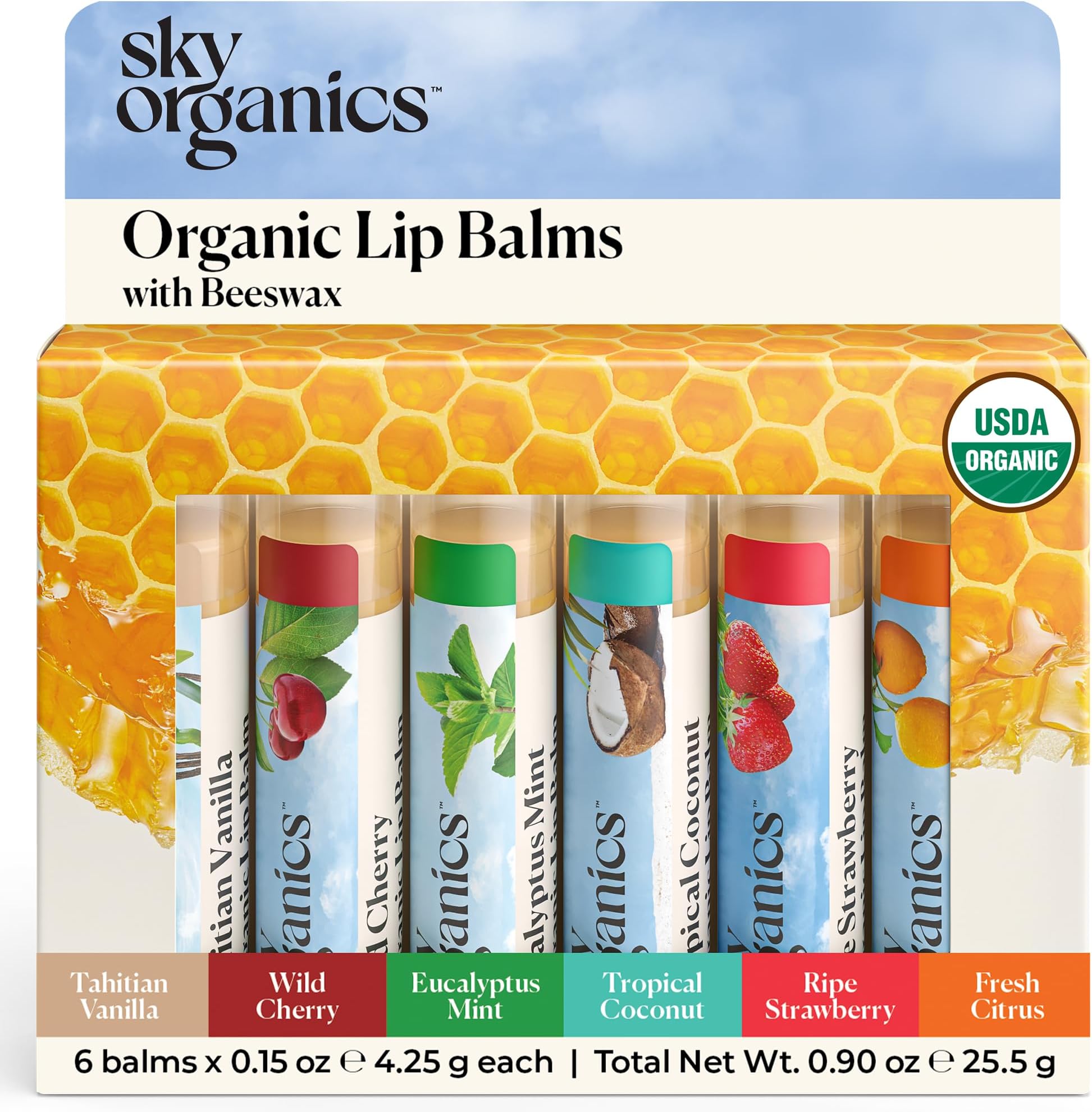 Amazon.com : Lappy Lips Organic 100% Natural, Lip Balm Chap stick for ...