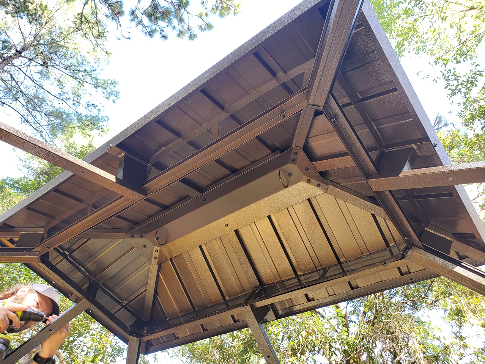 $65/mo - Finance Kozyard Apollo 12’x20’ Hardtop Gazebo, Wooden Coated ...