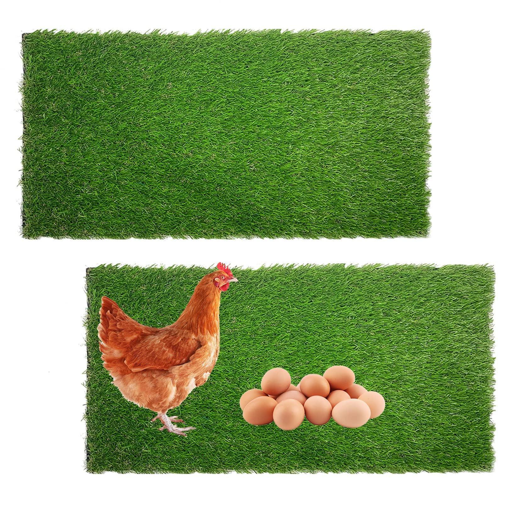 Amazon.com: kathson 2 Pcs Chicken Nesting Pads Cuttable Artificial ...