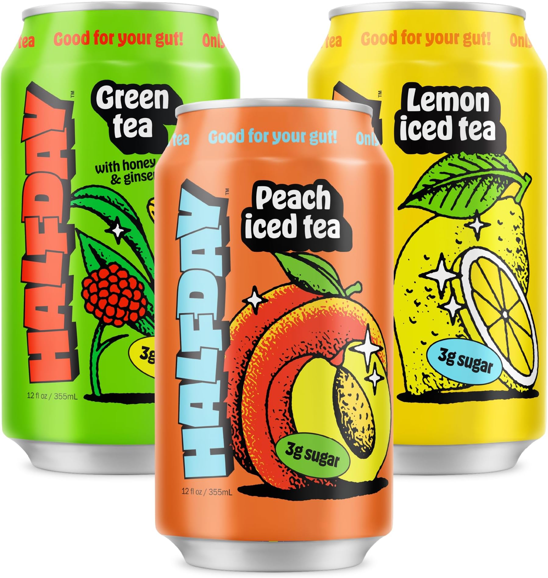 Amazon.com: GoodBelly Organic Prebiotic Sparkling Water | Mango ...