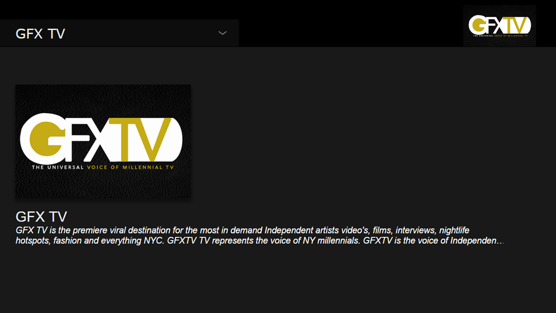 GFX TV - App on Amazon Appstore