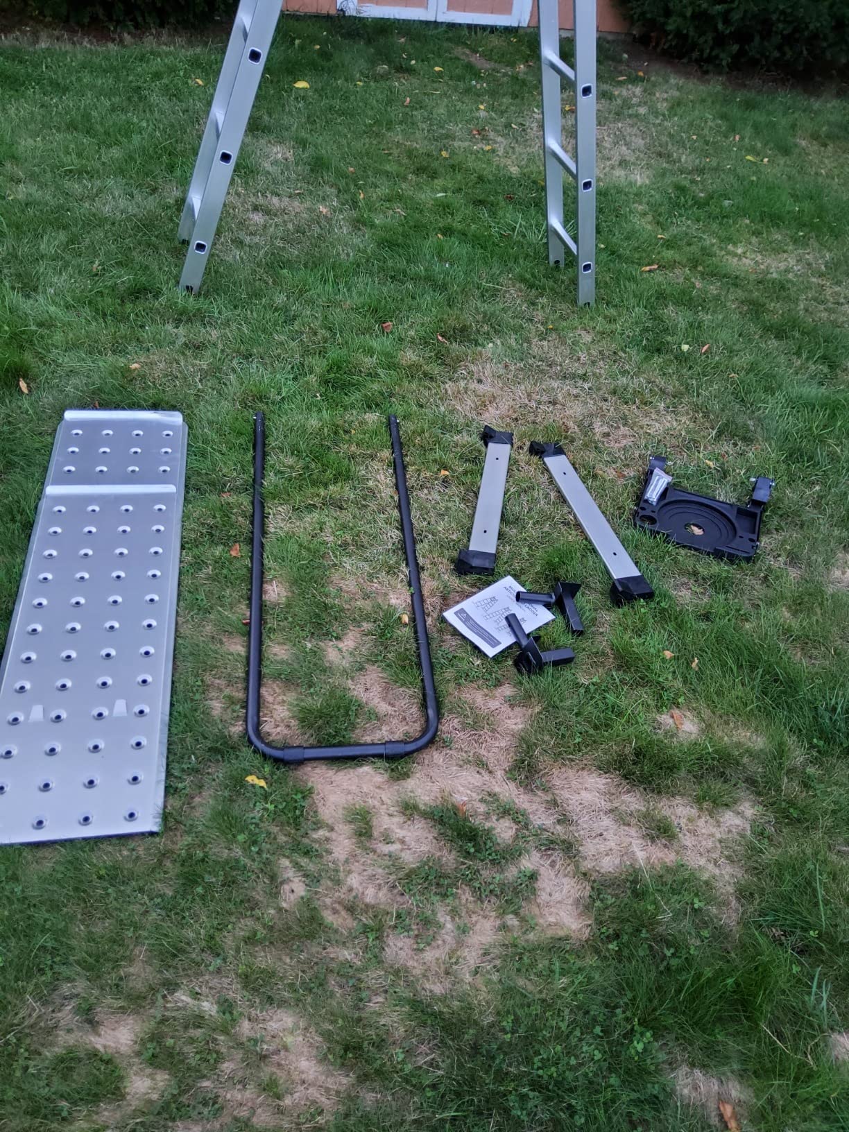 $22/mo - Finance HBTower Folding Ladder, 12 FT Aluminum Extension ...