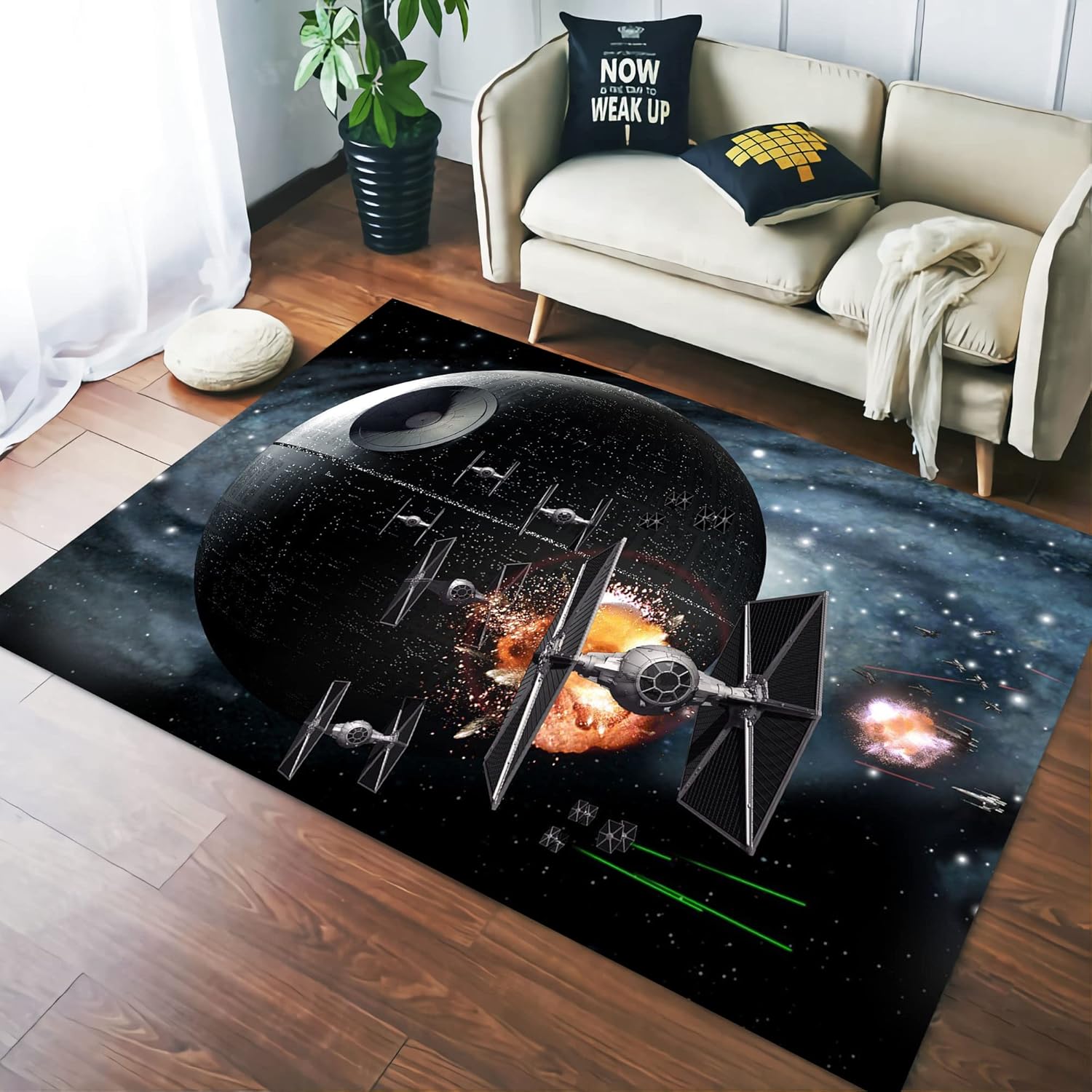 Amazon.com: Starwars Rug,Starwars Characters Rug,Lightsaber Rug,Living ...