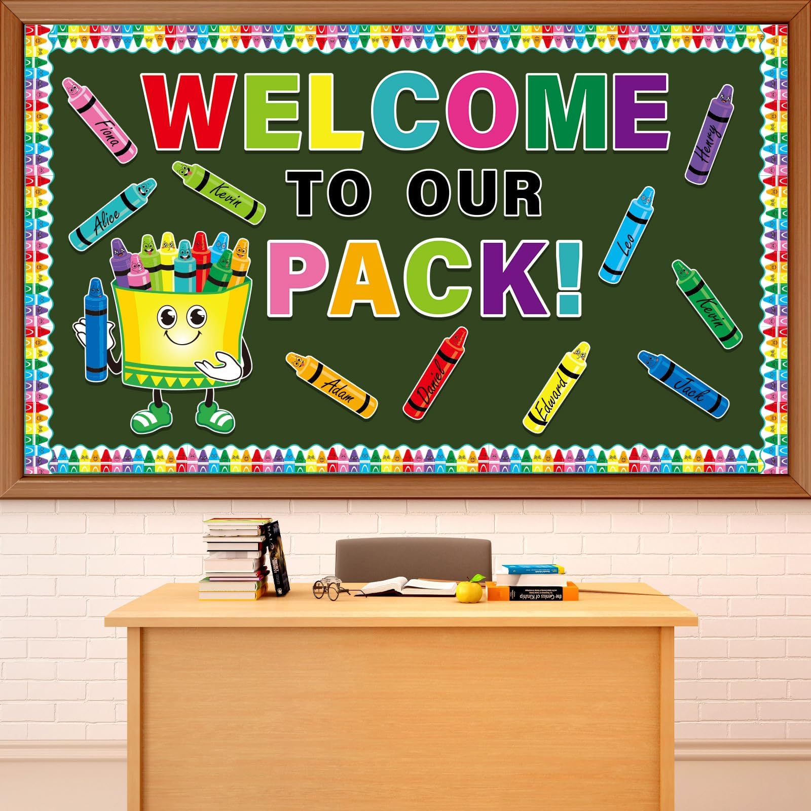 Amazon.com: 63Pcs Classroom Bulletin Board Decorations Set - Welcome to ...