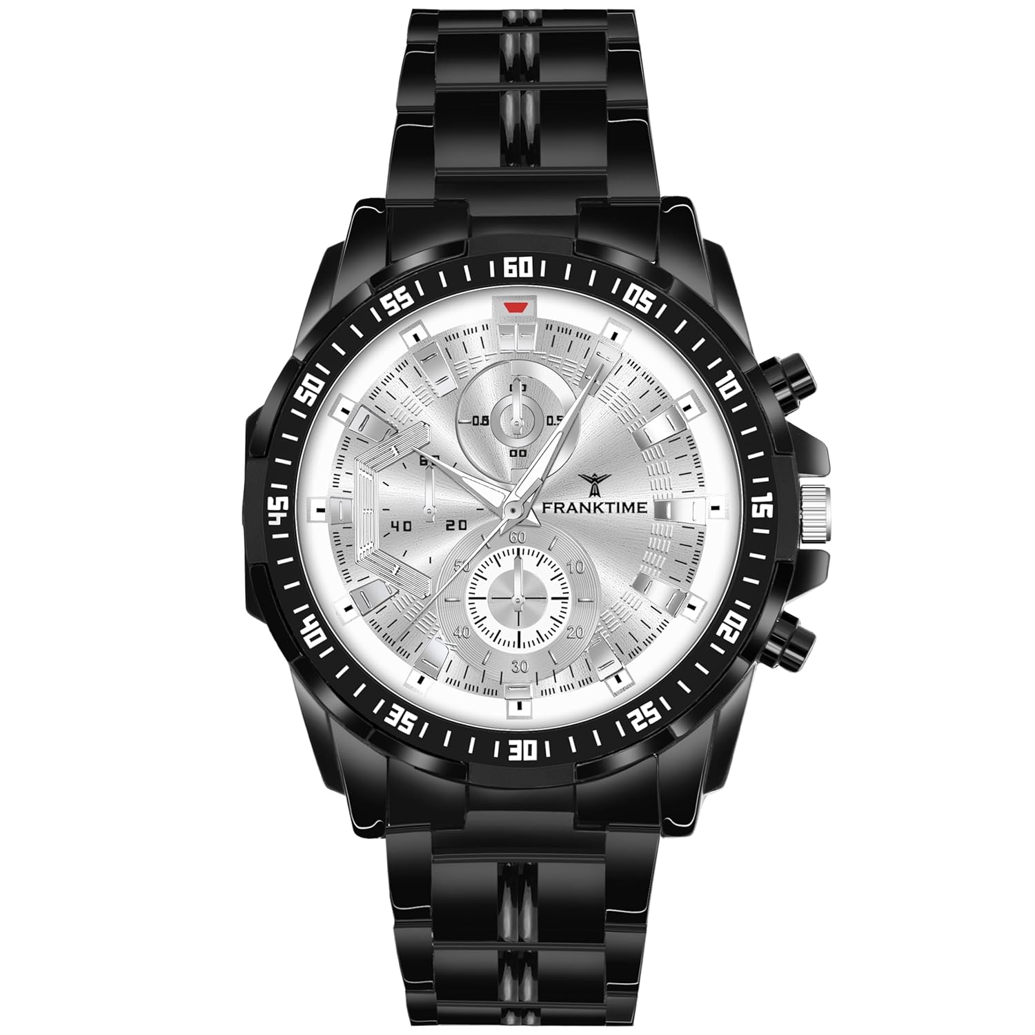 Buy Franktime Luxury Business Casual Party-Wear Alloy Chronograph Date ...