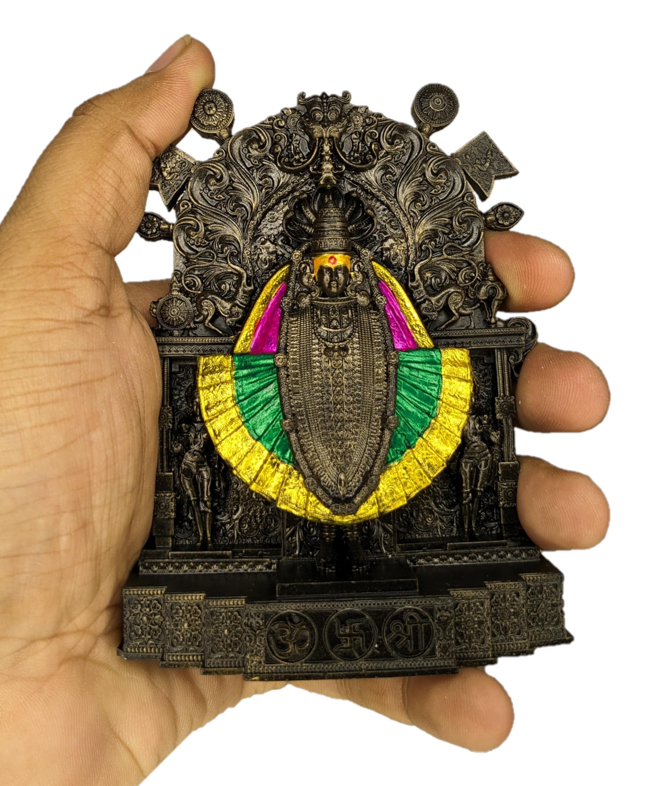 Buy VRUSHAM CREATIONS Kolhapur Mahalaxmi Idol - Best Mahalakshi Statue ...