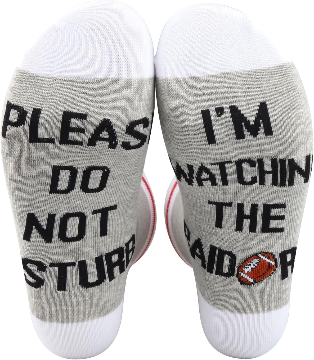 TSOTMO 2 Pairs Football Socks Please Do Not Disturb I’m Watching The R ...