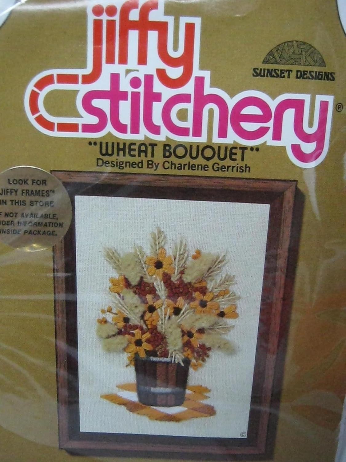 Amazon.com: Jiffy stitchery wheat bouquet