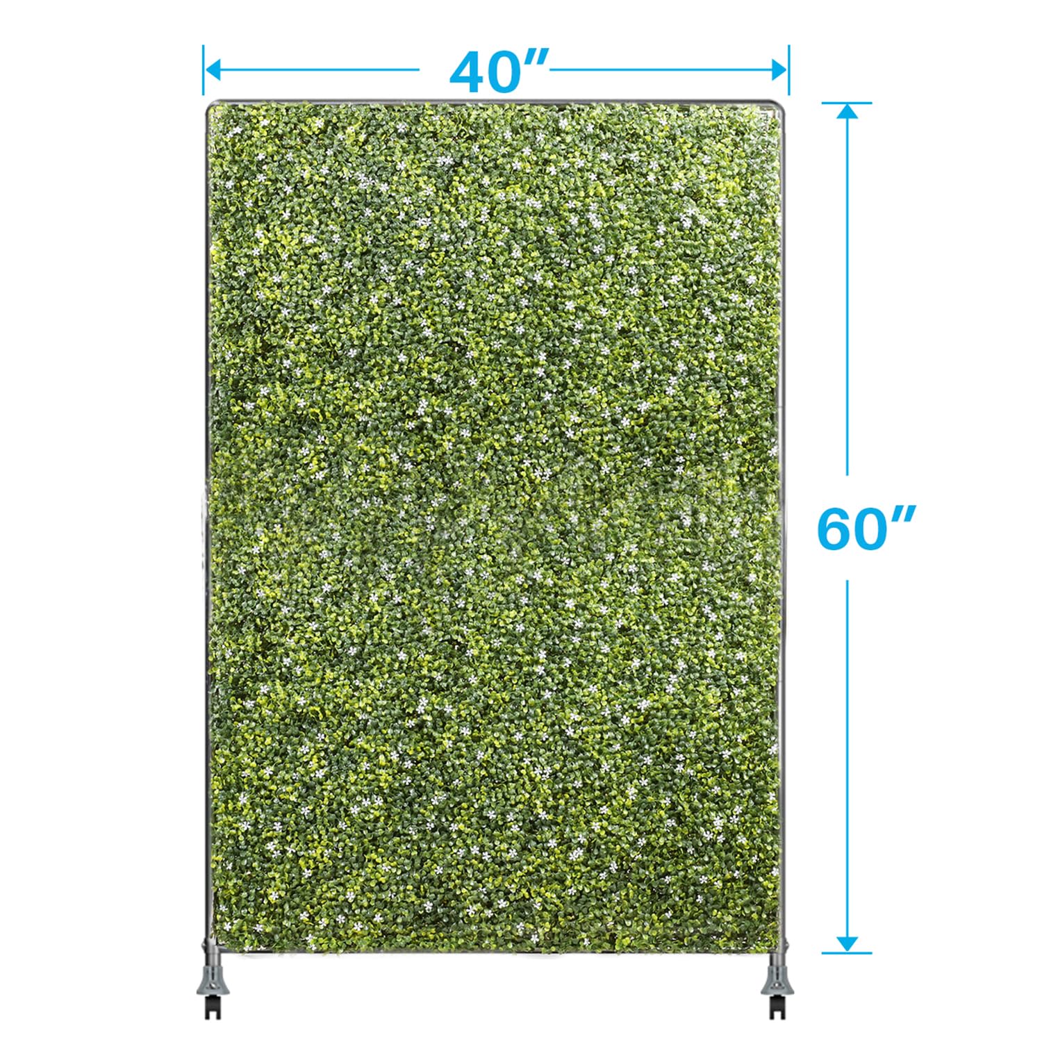 Snapklik.com : Patio 60" H X 40" W Grass Wall Moving Room Divider