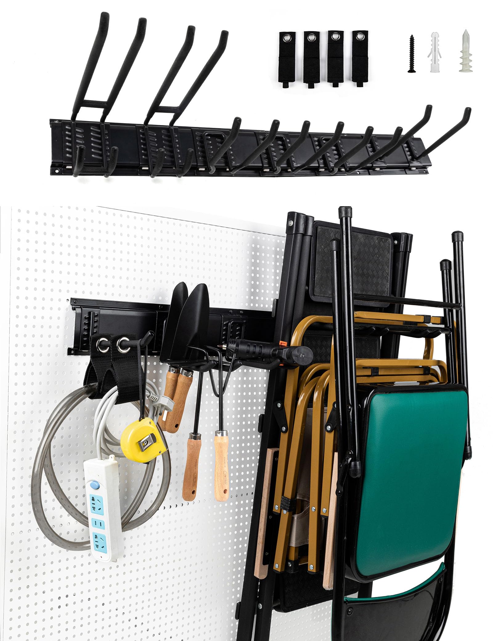 Amazon.com: Wall Mount Garden Tool Organizer - 48 Inch Max Load 539lbs ...