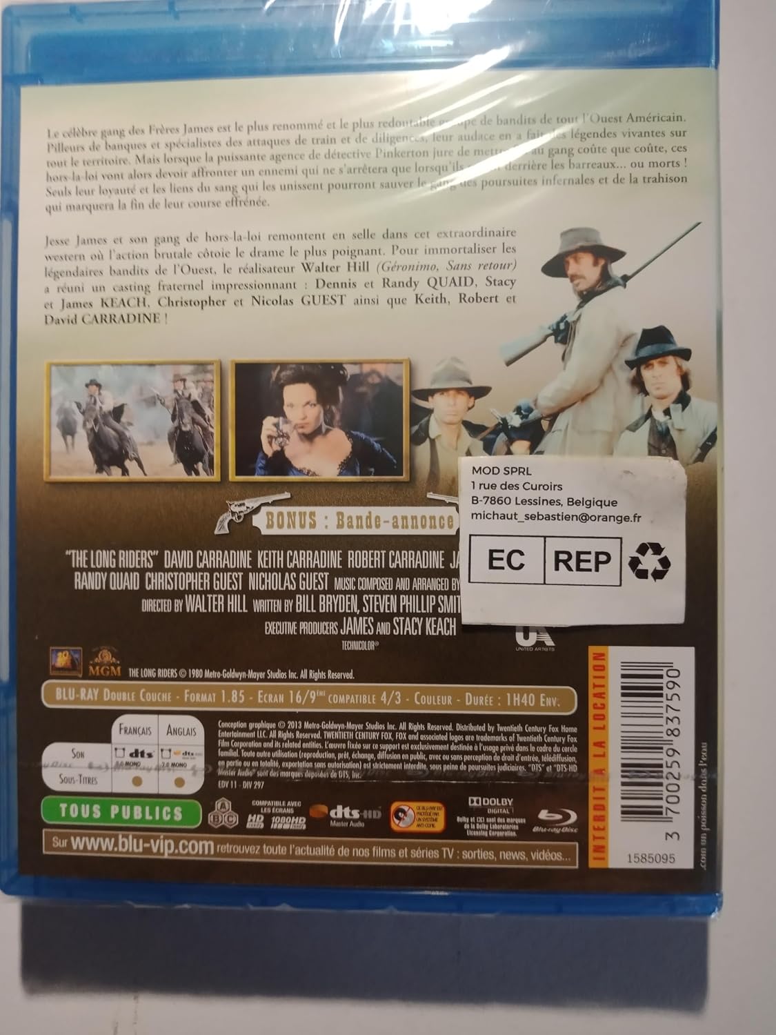 Le Gang des frères James [Blu-ray]: DVD et Blu-ray : Amazon.fr