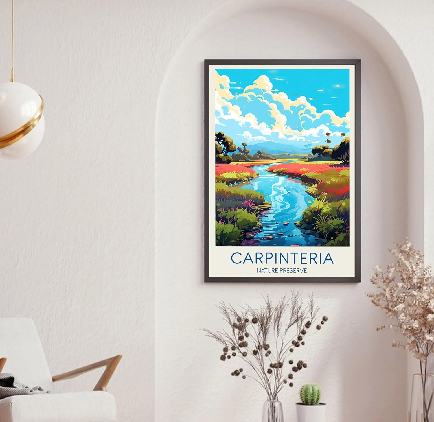 Carpinteria Travel Poster, Nature Presever Poster, California Poster ...