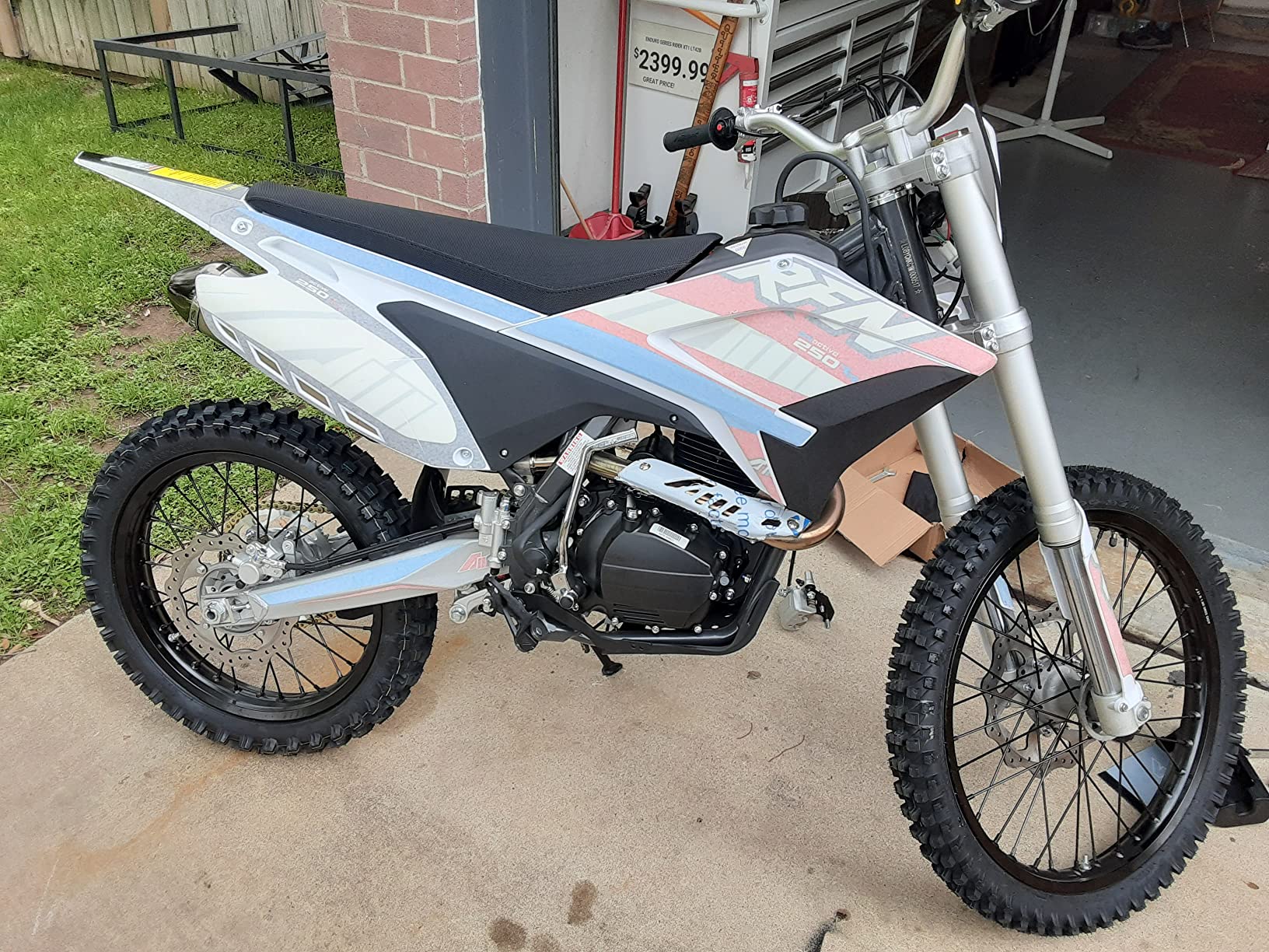 $72/mo - Finance HHH Apollo RFN Thunder Proactive 250 Dirtbike 5 Speed ...