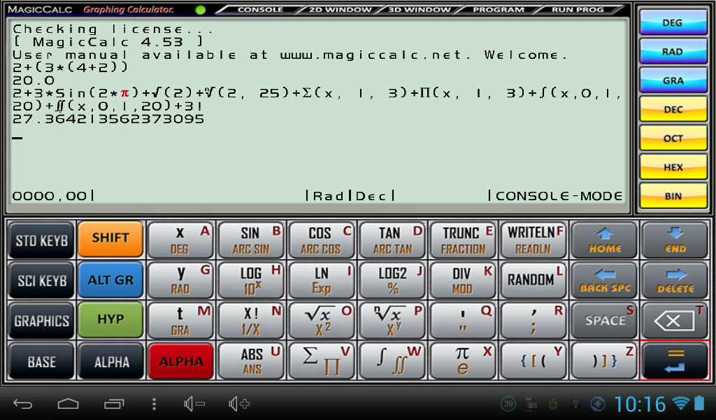 MagicCalc, Graphing Calculator - App on Amazon Appstore