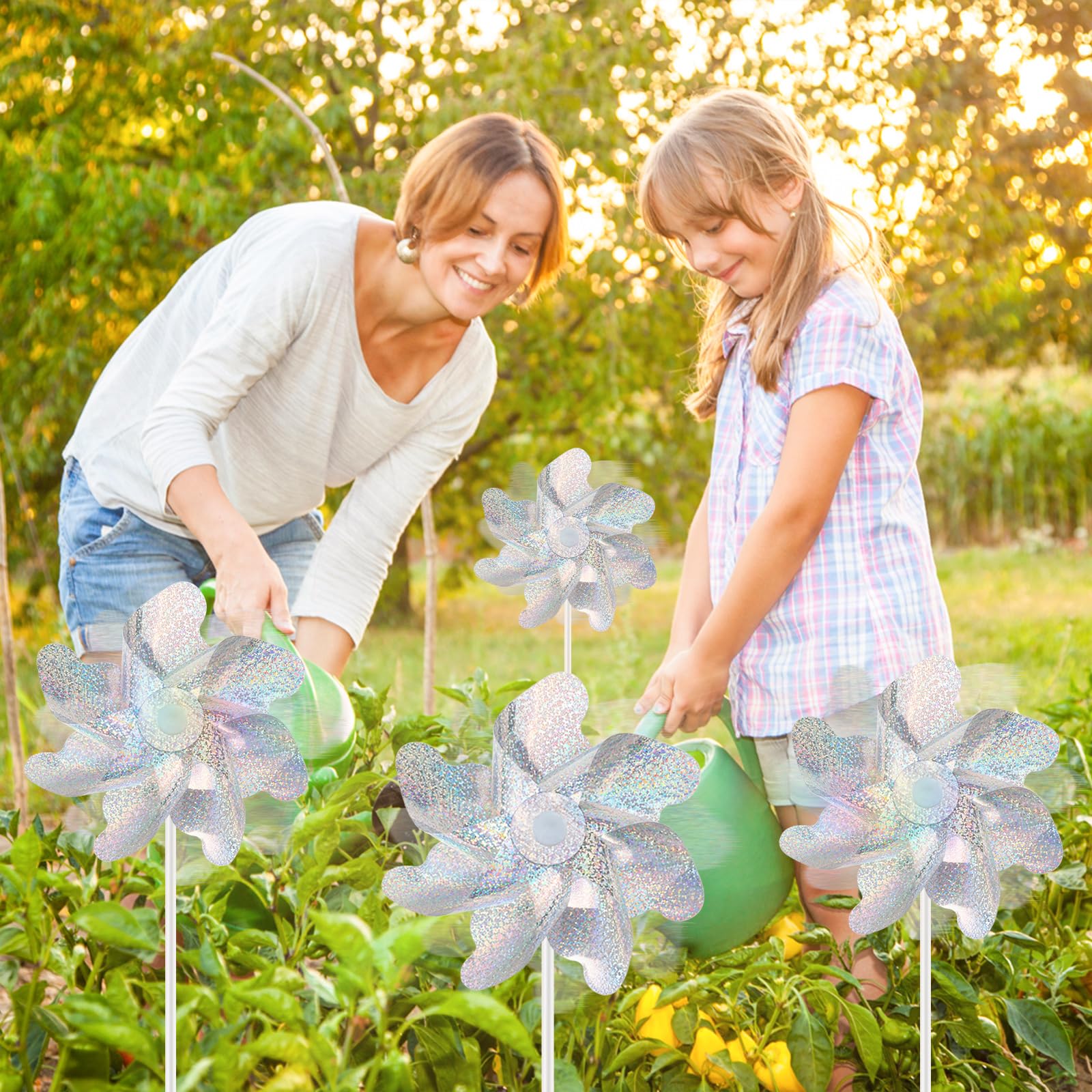 Snapklik.com : Fulasiteu 10 Pack Reflective Pinwheels For Yard And ...