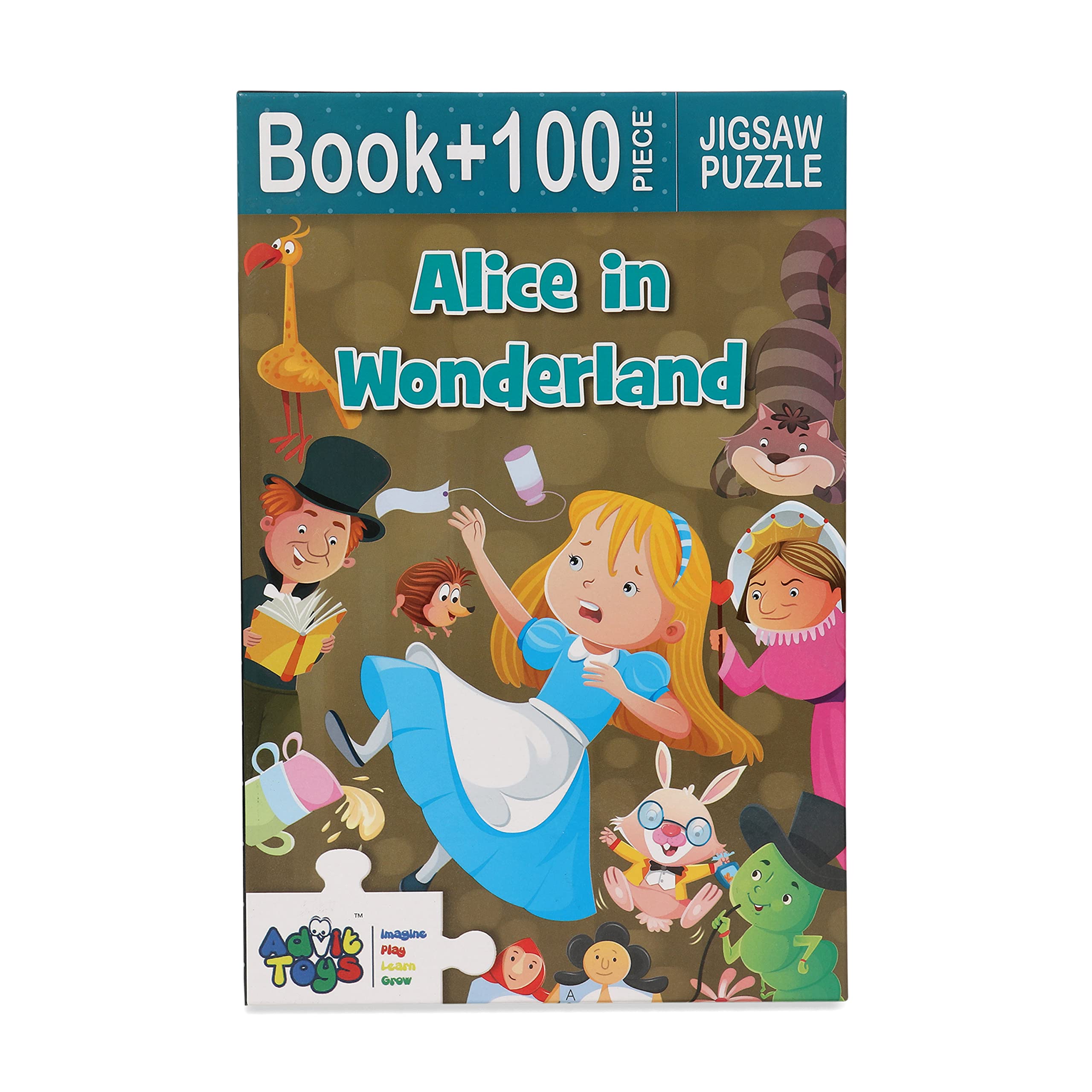 Buy Advit Toys Alice in Wonderland - Jigsaw Puzzle (100 Piece ...