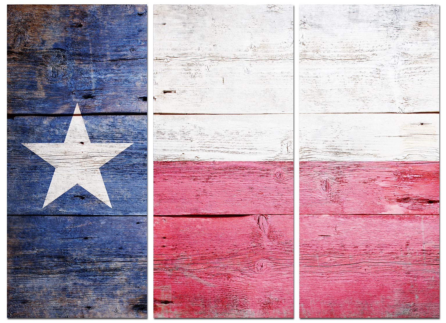 Amazon.com: Texas Wall Art Decor - Large Texas Flag Wall Canvas 36x48 ...