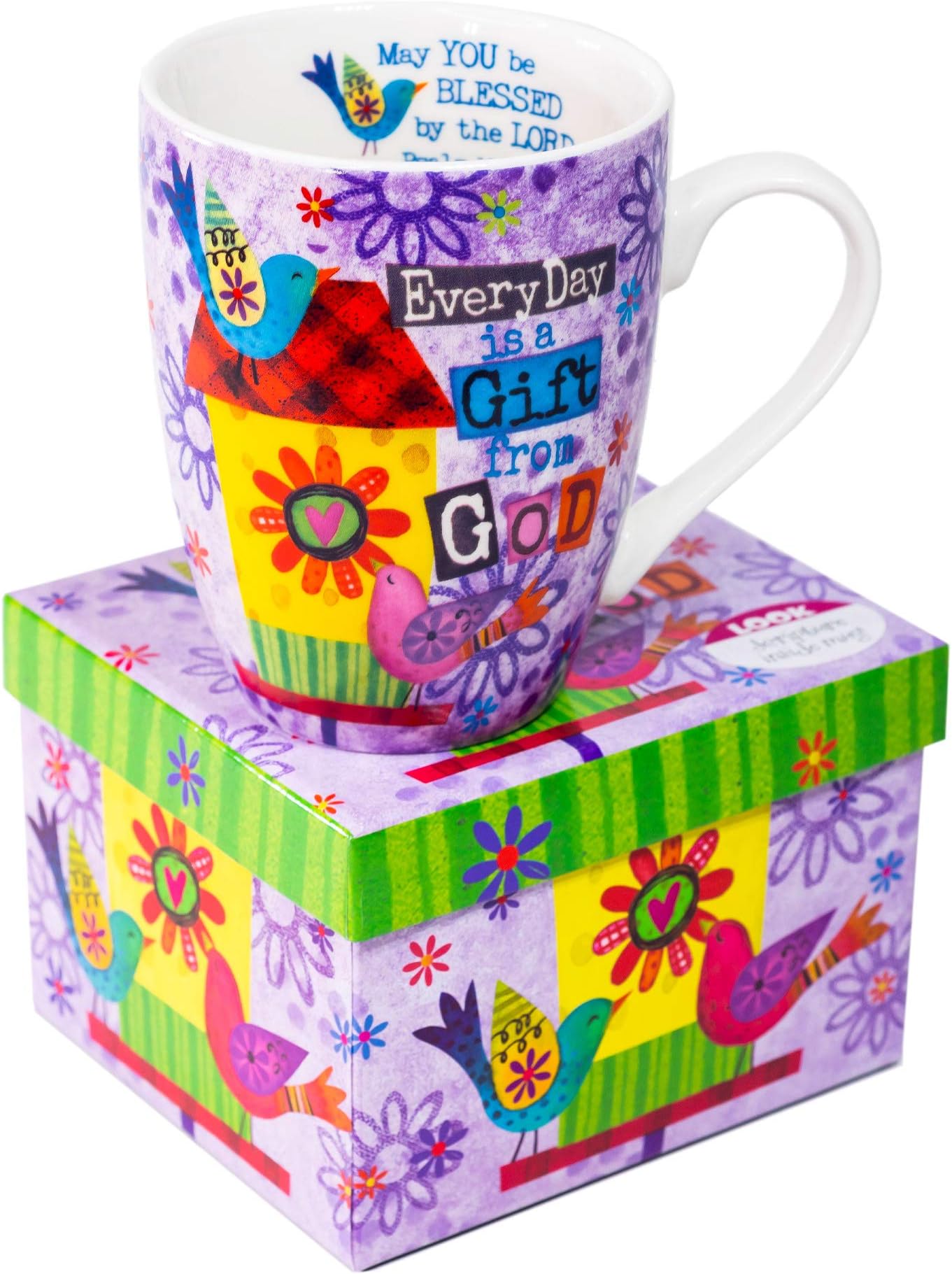 Amazon.com: Divinity Boutique Ceramic Boxed Mugs, One Size (Pack of 1 ...