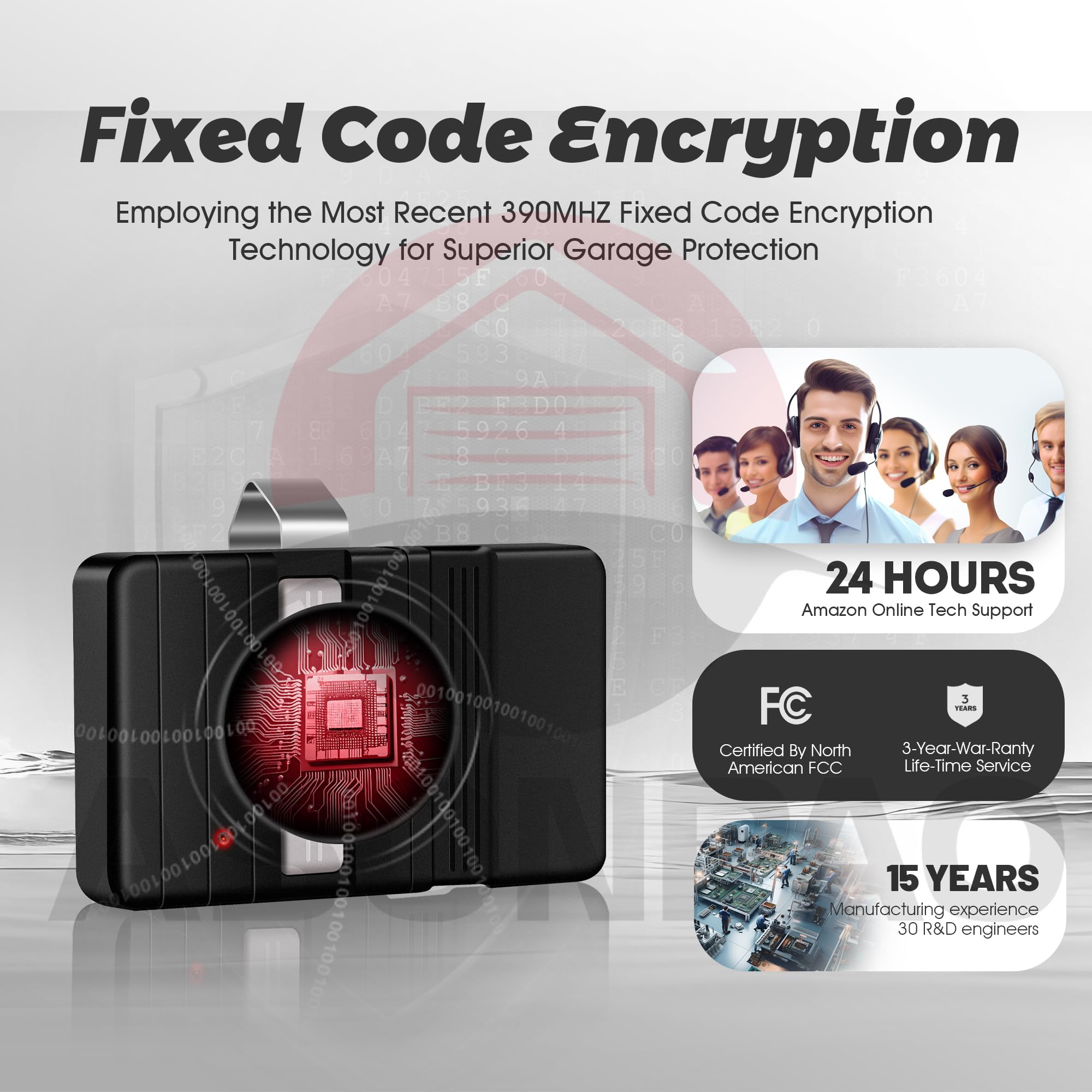 Snapklik.com : 2 X Dip Switch Genie Garage Door Opener Remote 912 GT90 ...