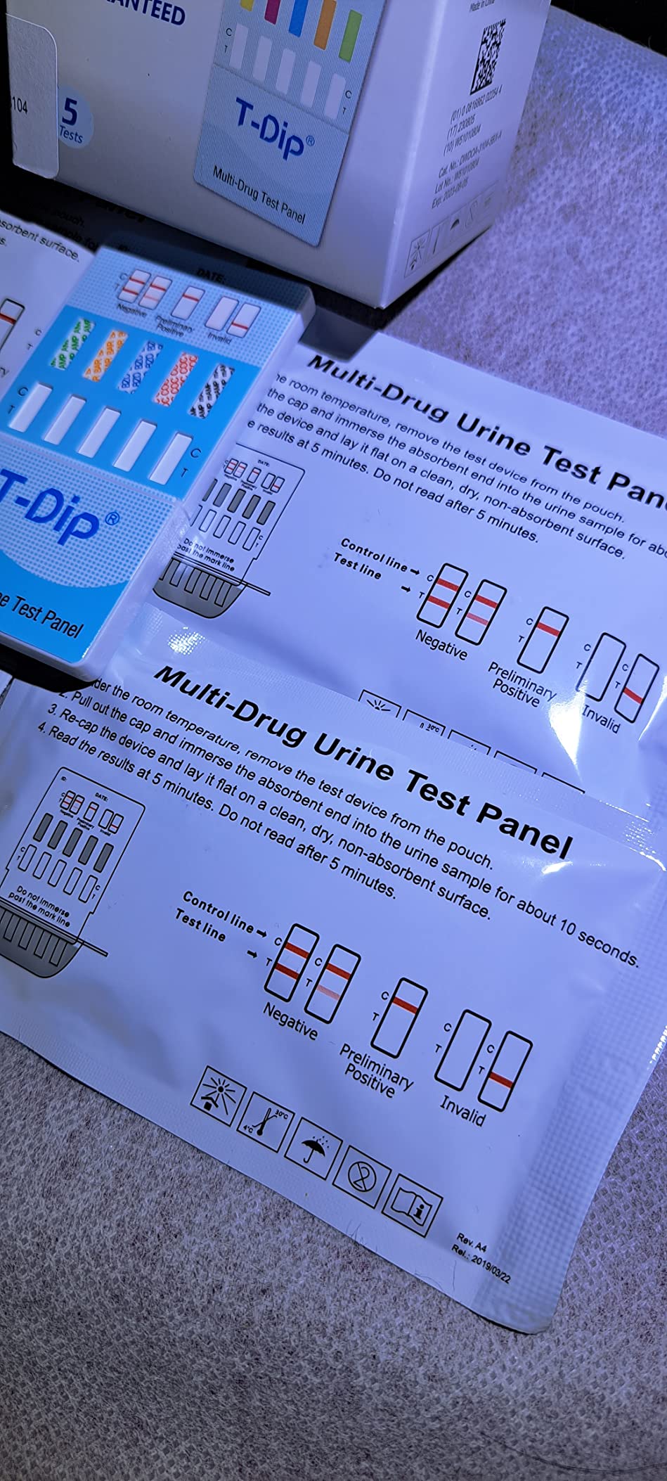 Prime Screen 10 Panel Urine Drug Test Kit - (THC, BZO, MET, PCP, MTD ...