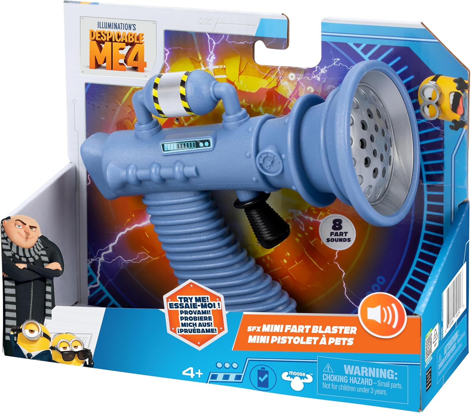 Amazon.com: Minions Despicable Me 4 SFX Mini Fart Blaster | Kids Can ...