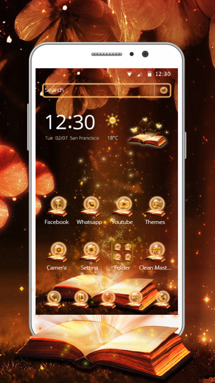 Magic Book Theme and Live wallpaper - App on Amazon Appstore