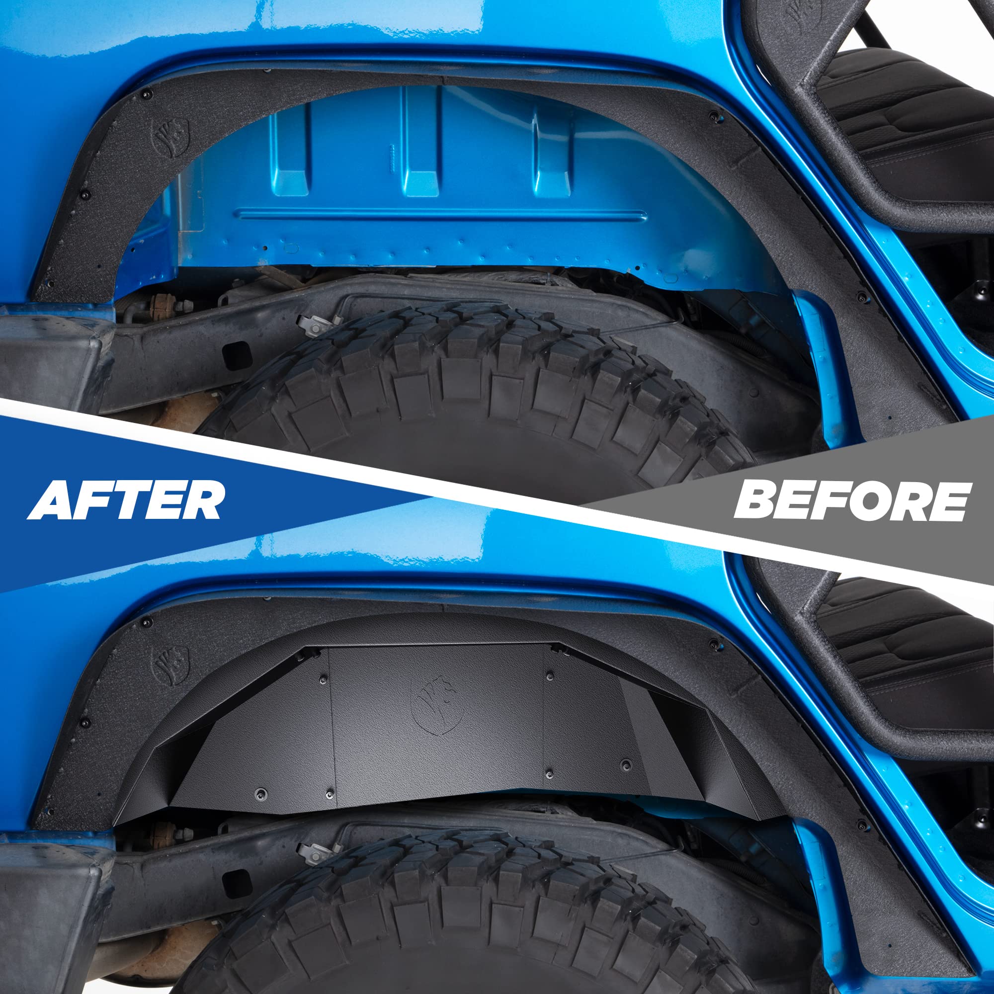 Tyger Auto Rear Inner Fender Liner Compatible with 2007-2018 Jeep ...