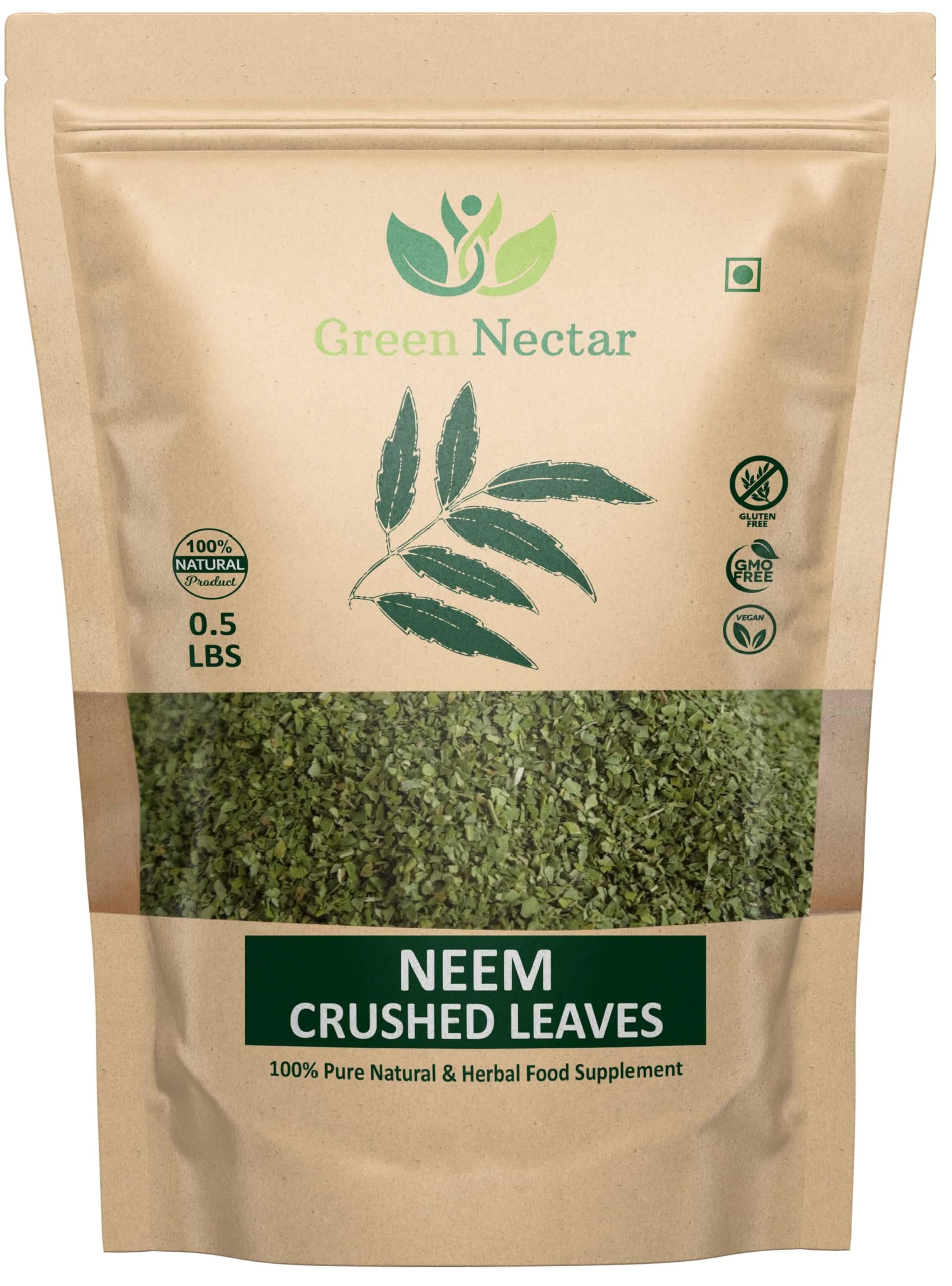 Amazon.com: Neem Leaf 8 Oz | 100% Natural Detox Neem Tea | Crushed Neem ...