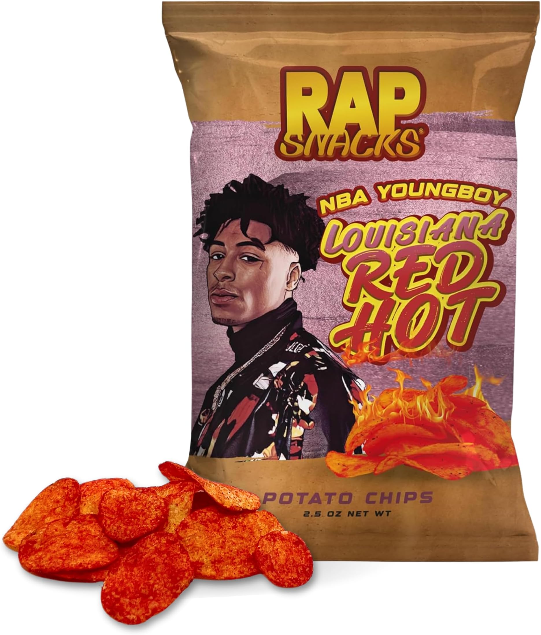 Amazon.com: Rap Snacks Lil Baby Cheddar Cheese + Sour Cream Potato ...
