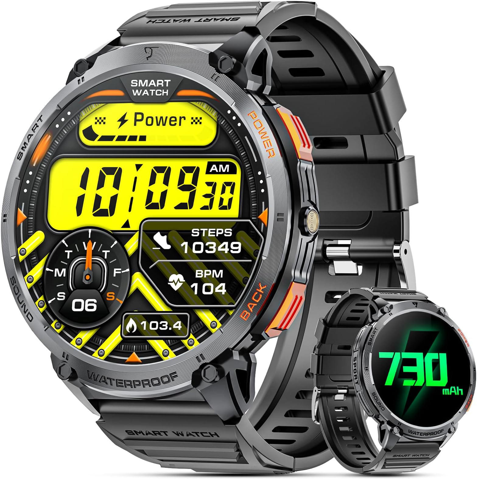 AVTREK Military Digital Watch for Men With Altimeter, Pedometer ...
