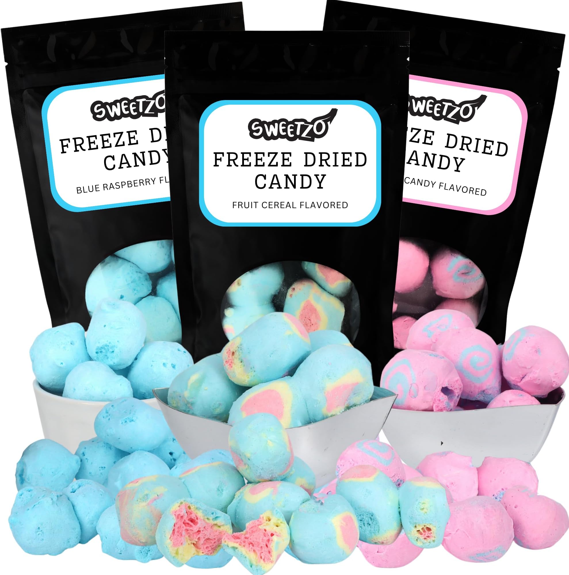 Amazon.com : Farmers Market Cotton Candy Taffy - Blue And Pink, Freeze ...