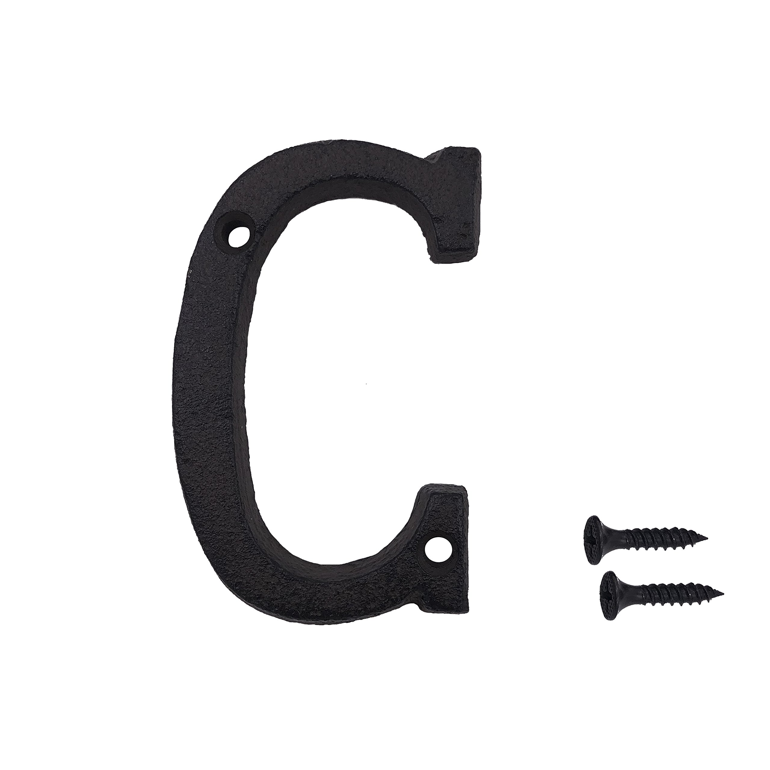 Amazon.com: TripDock 3 Inch Wrought Iron House Number, Matching Screws ...