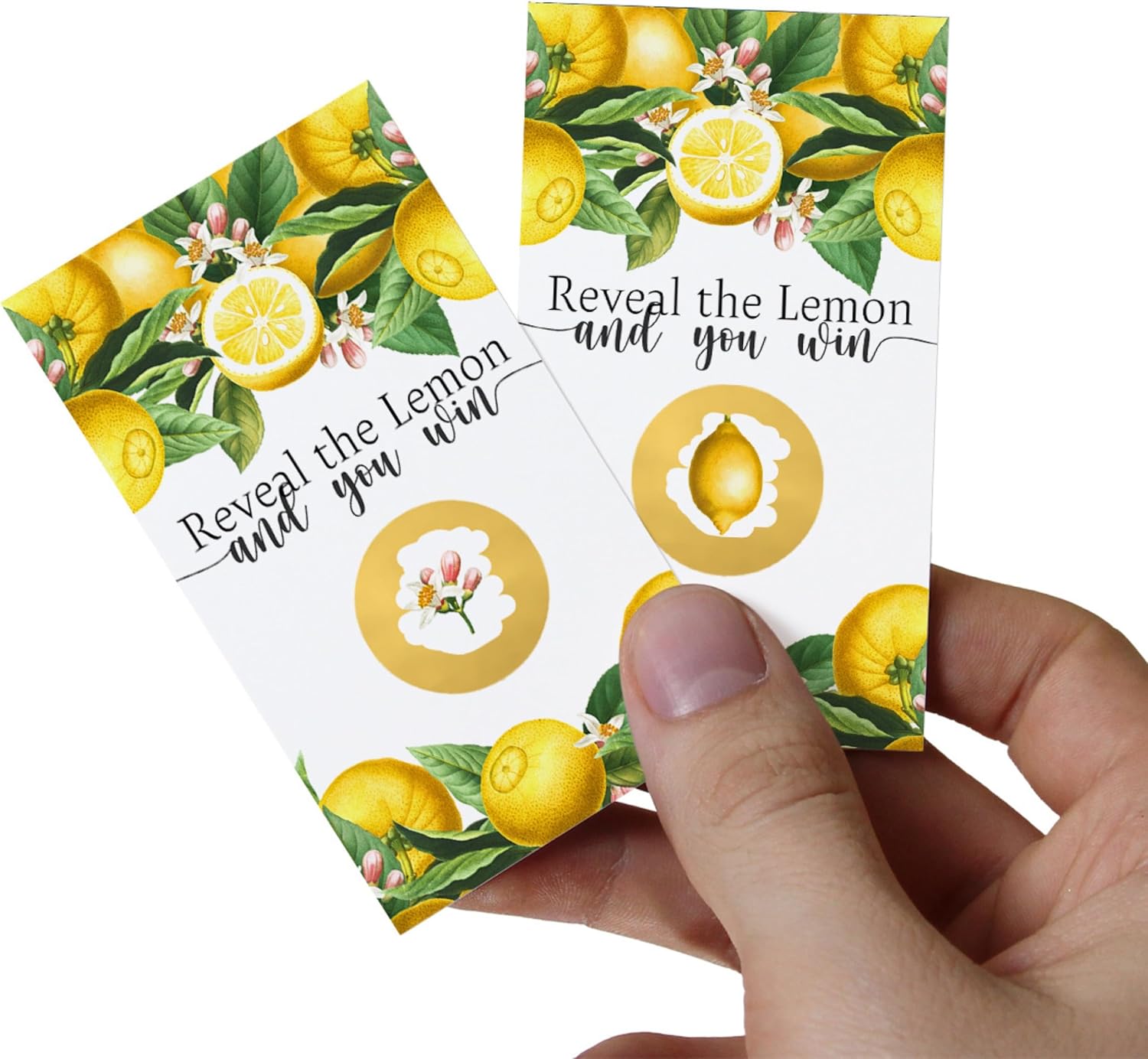 Amazon.com: Lemon Bridal Shower Scratch Off Games - 30 Cards - Fun ...