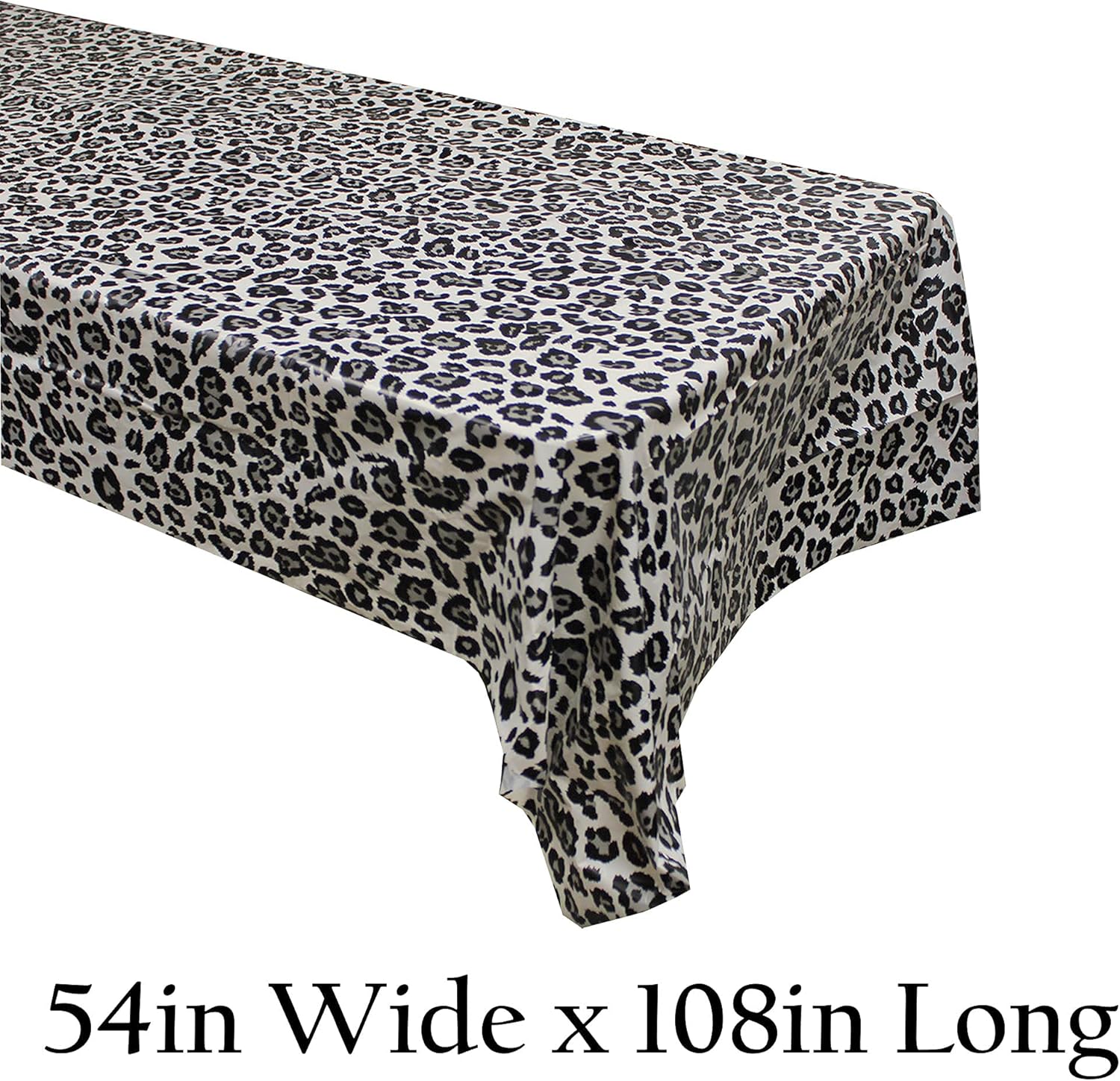 Buy Snow Leopard Table Covers (Pack of 2) - 54x108 XL - Snow Leopard ...